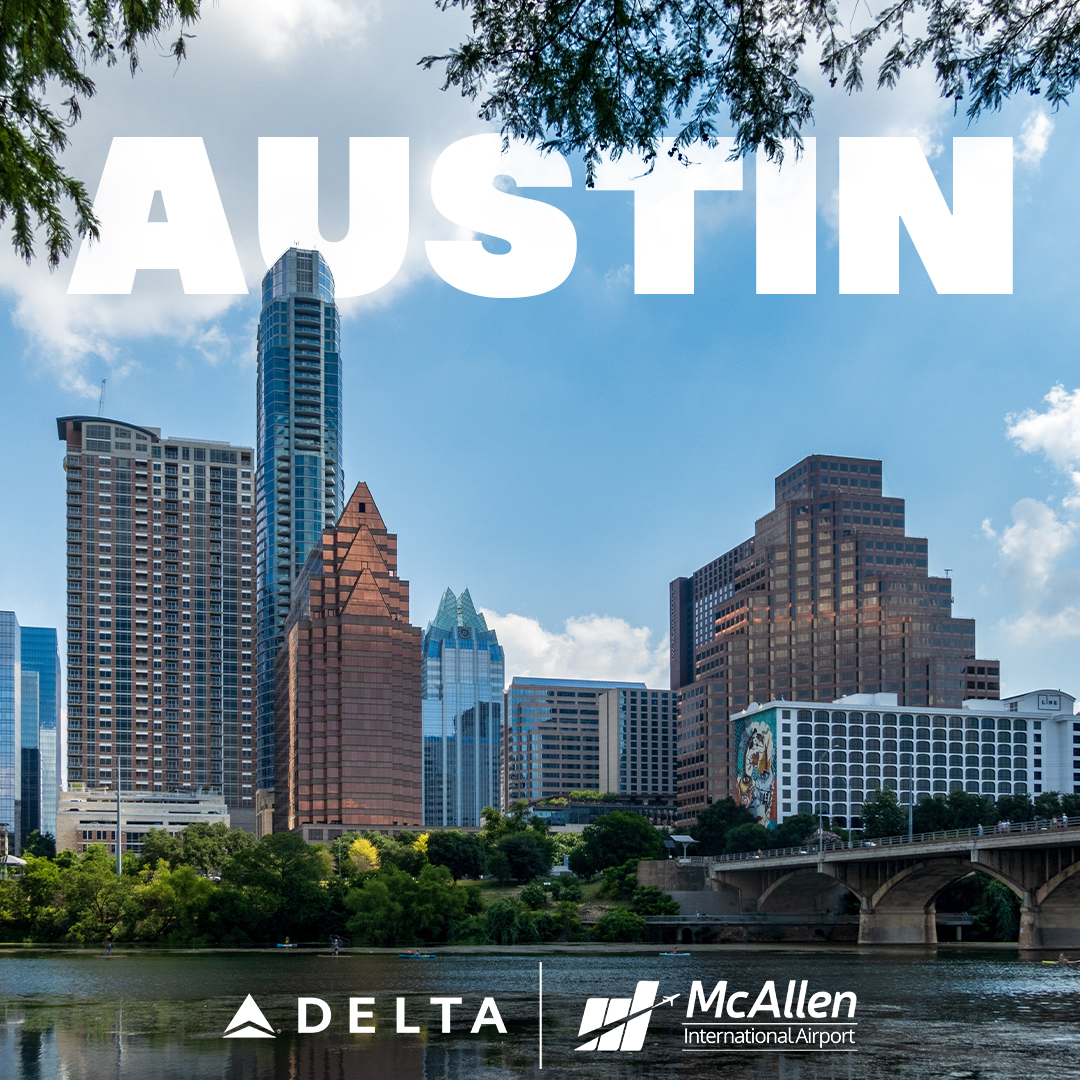 Vuela directo de McAllen a Austin con Delta: una opción rápida y ...