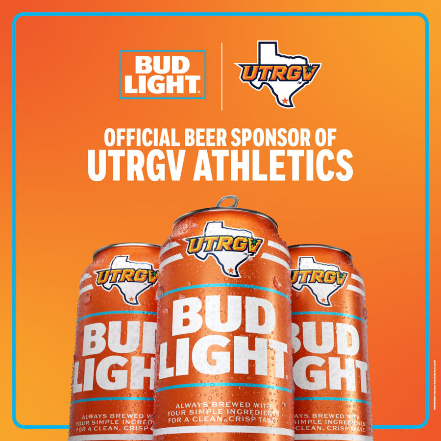 Bud Light edición limitada UTRGV - DeShoppingEnTexas